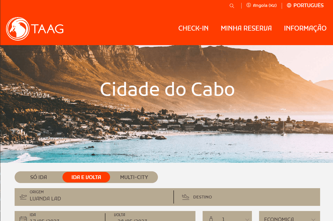TAAG lança novo website e reforça a digitalização - Brasilturis
