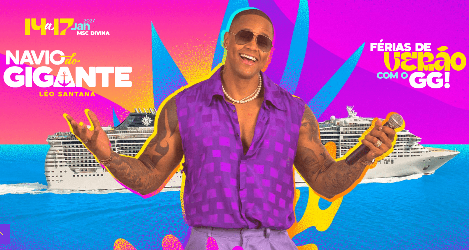 Navio de Léo Santana abre vendas com Ivete Sangalo, Péricles e mais ...